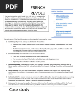 Grade 9 French Revolution History Map Work | PDF