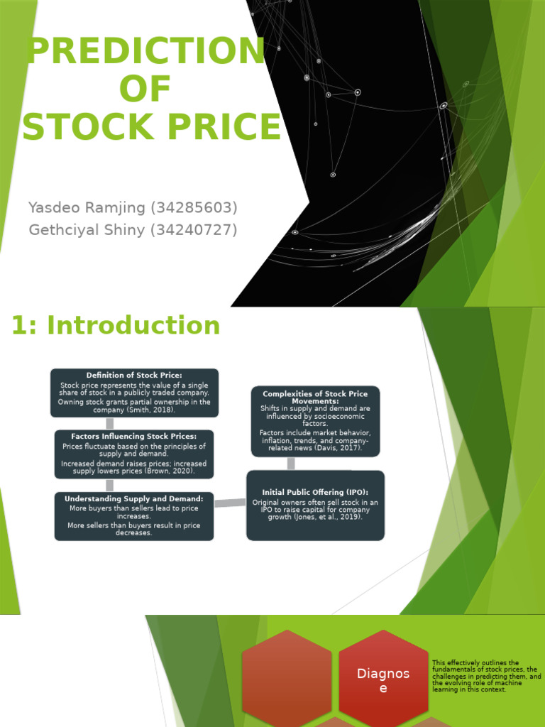 Presentaton PPT Stock Prediction | PDF | Stocks | Data Analysis