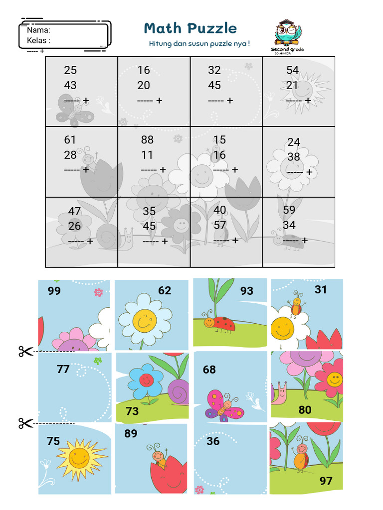 Math Puzzle Worksheet | PDF