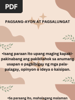 2.5 Pagsang-Ayon at Pagsalungat | PDF