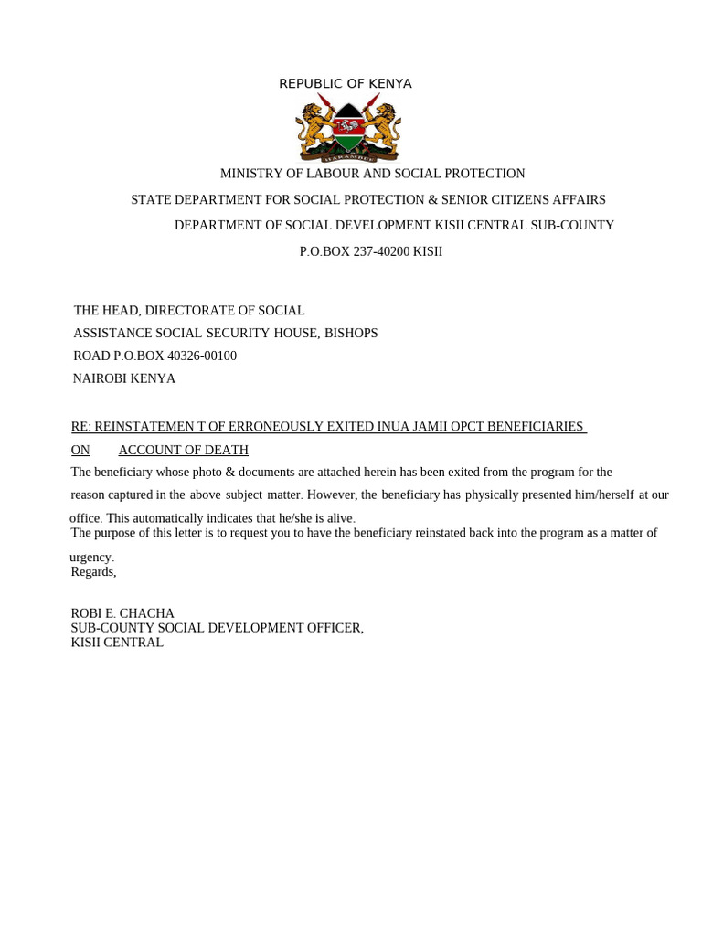 REINSTATEMENT FORM | PDF