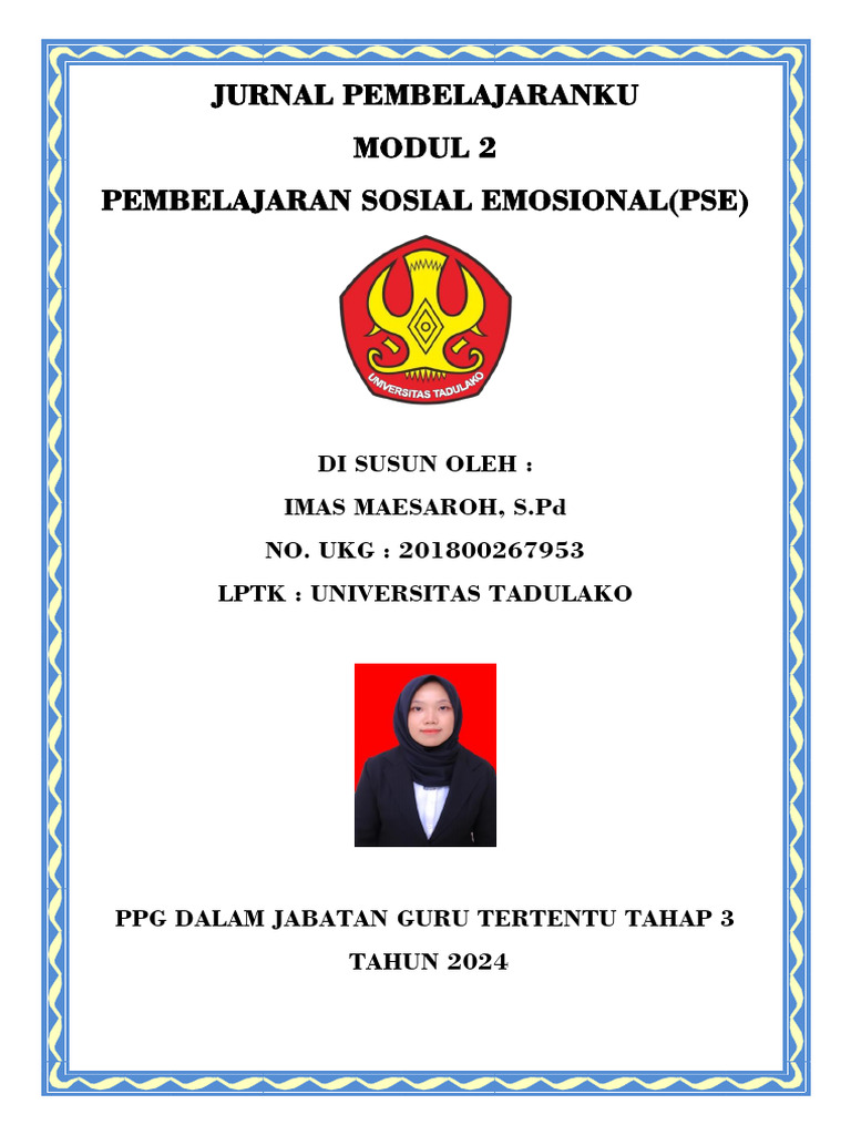Jurnal Modul Pse Imas Maesaroh - 201800267953 | PDF