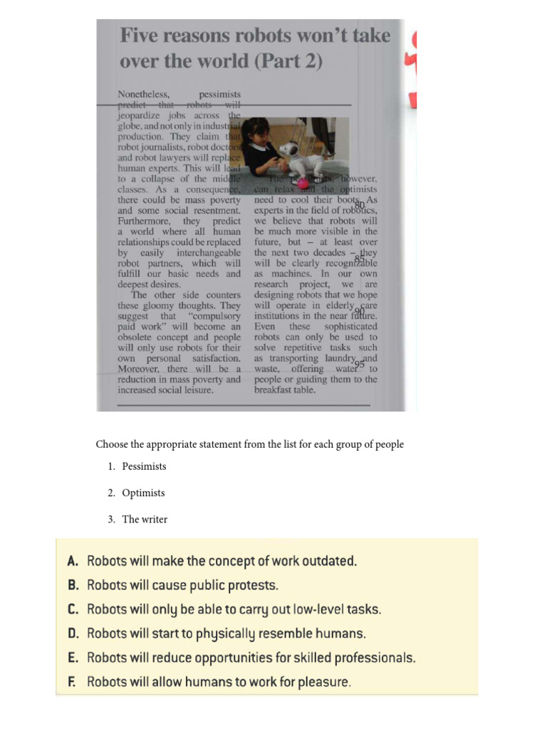 Matching-Statements-Worksheet | PDF