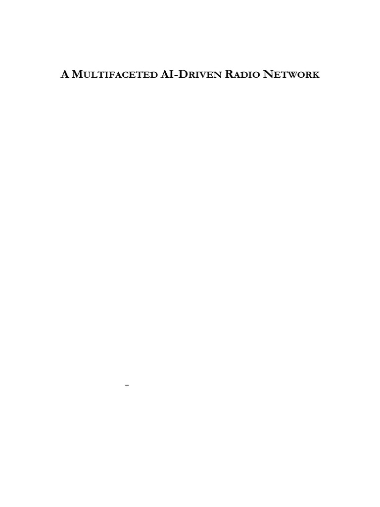 A Multifaceted AI-Driven Radio Network | PDF | Software Defined Radio | Frequency Modulation