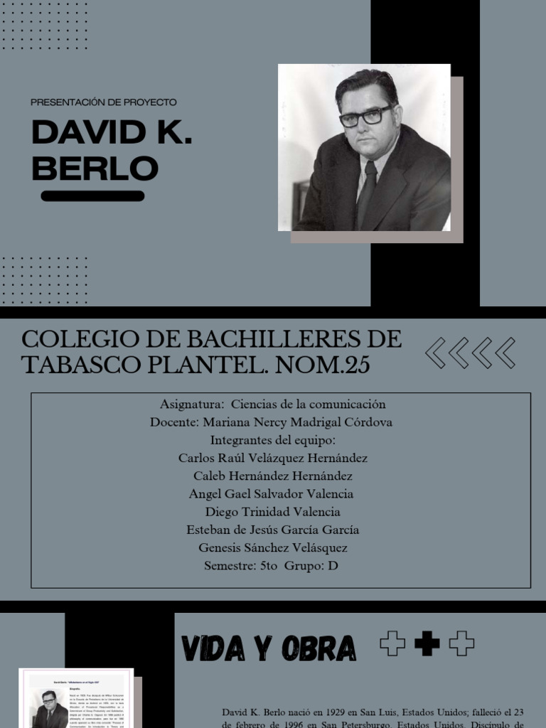 Teoría de Comunicación de David K. Berlo | PDF | Comunicación | Sicología