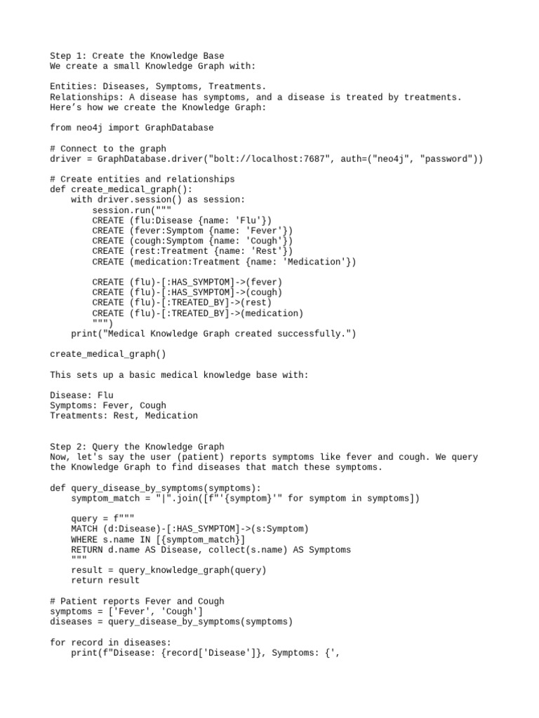 Medical Use case - Rag with KB | PDF | Medical Diagnosis | Epidemiology