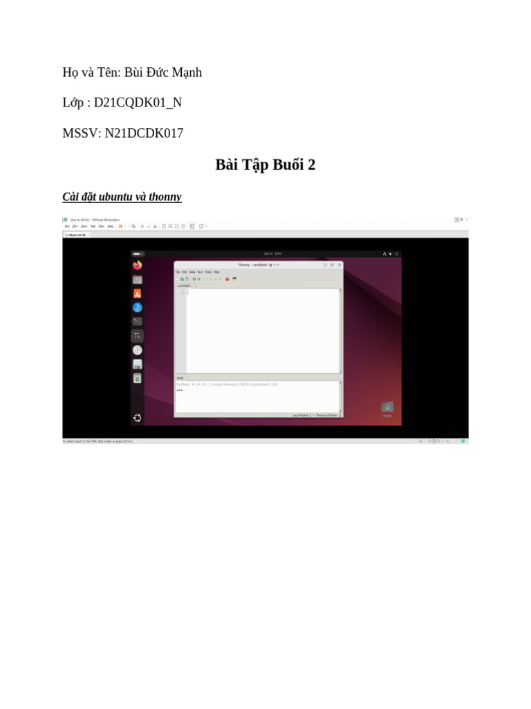 DoanNhatTan N21DCDK028 Buoi2 | PDF