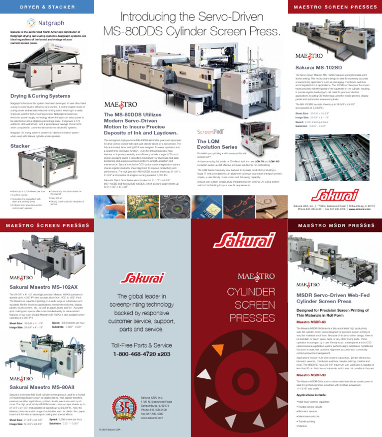 Sakurai 4x9 Screen Press Brochure 2024 FNL 5 | PDF | Touchscreen ...