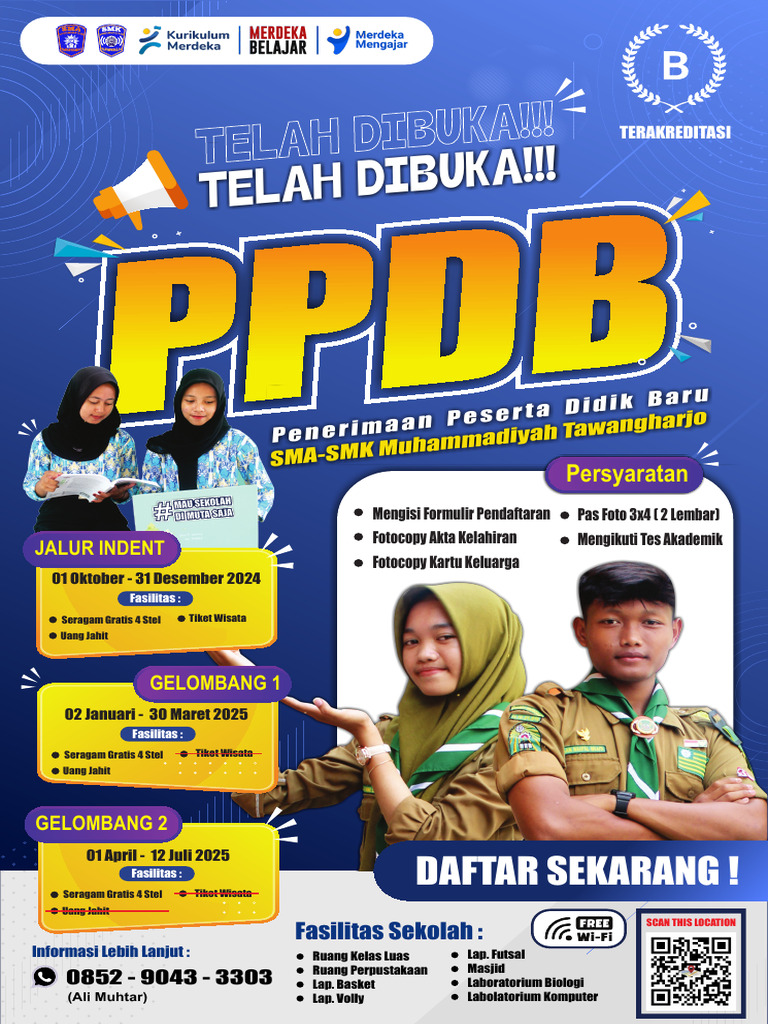 Banner - PPDB - Uk 110 X 70 CM | PDF