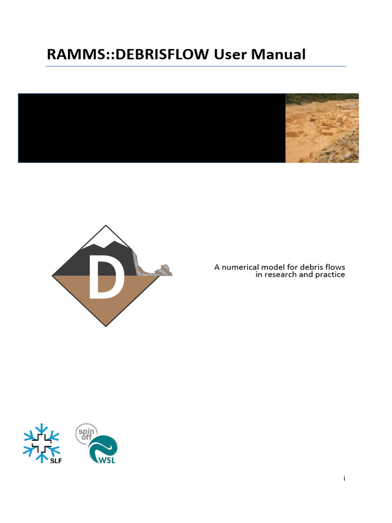 RAMMS_DBF_Manual | PDF | Installation (Computer Programs) | Friction