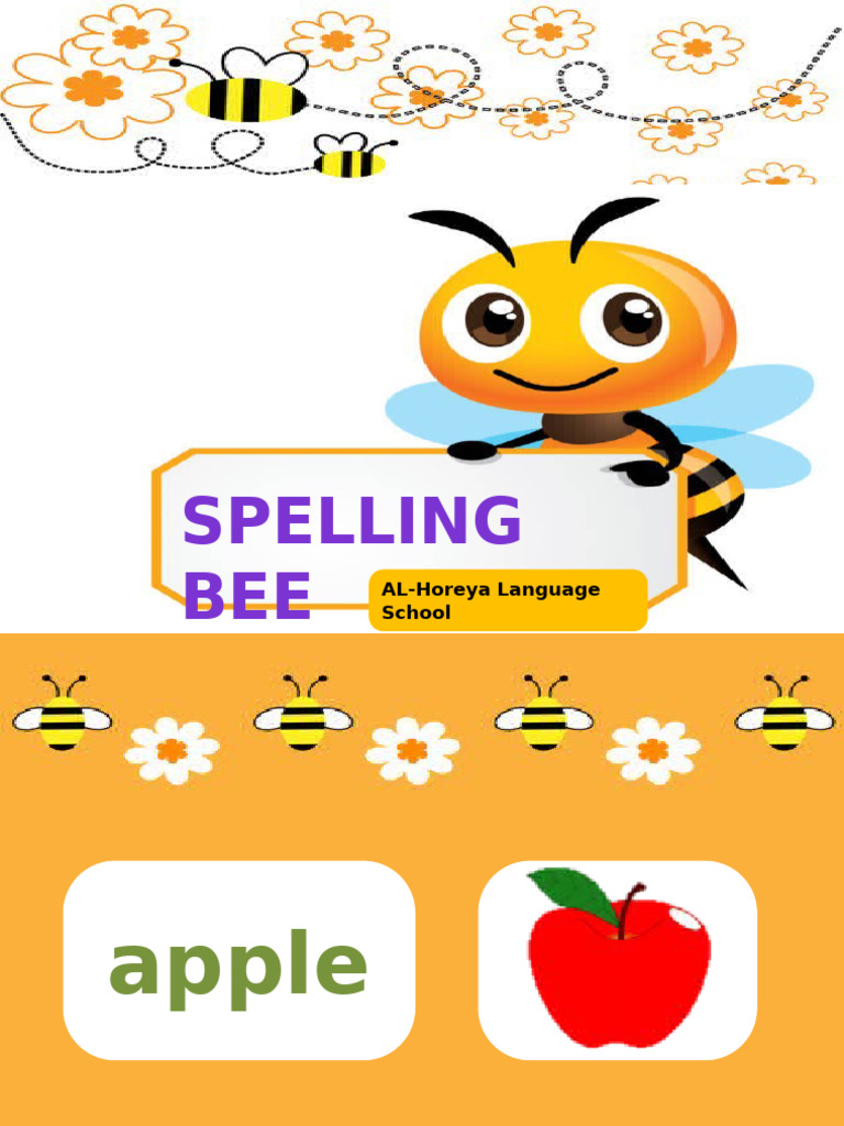 Spelling Bee kg2 | PDF
