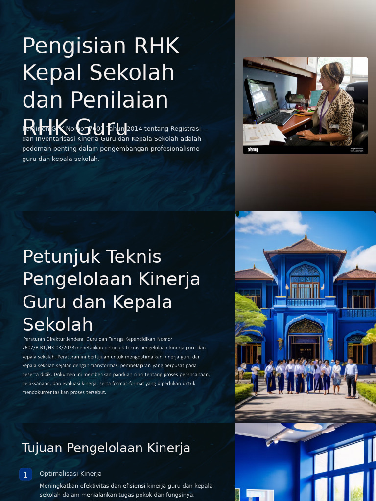 23-9. Pengisian RHK Kepala Sekolahdan Cara Penilaian RHK Guru | PDF | Karier & Perkembangan | Bisnis