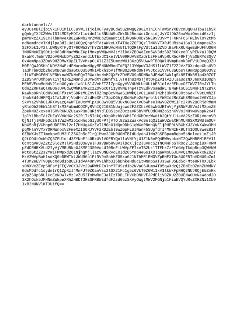 Dark Tunnel Config Singapore Premium by MrBeen 28012023 Dark | PDF