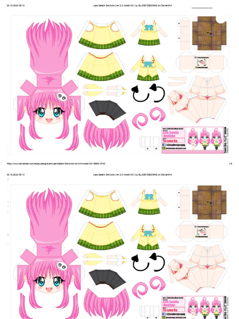 Lala Satalin Deviluke Ver 2 0 Model 031 By Eljoeydesigns On