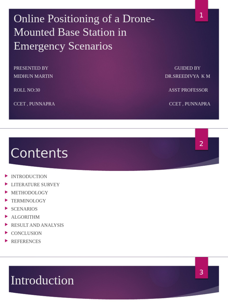 Online Positioning of A Drone-Mounted Base Station in | PDF | Unmanned ...
