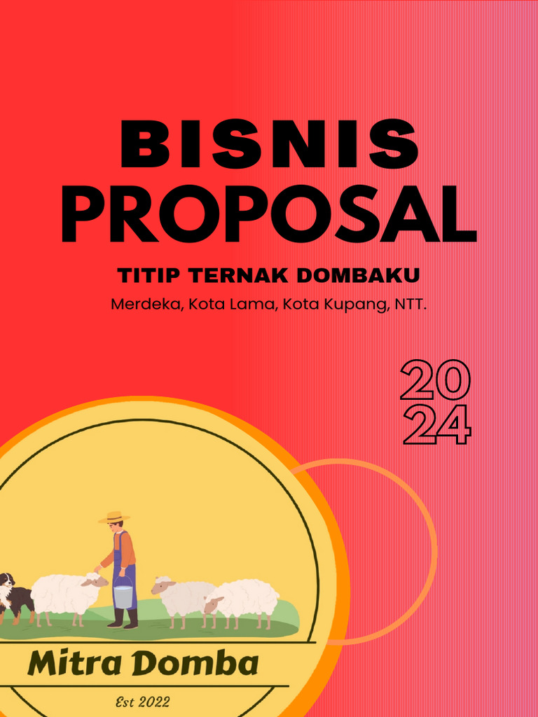 Proposal Mitra Ternak Dombaku | PDF