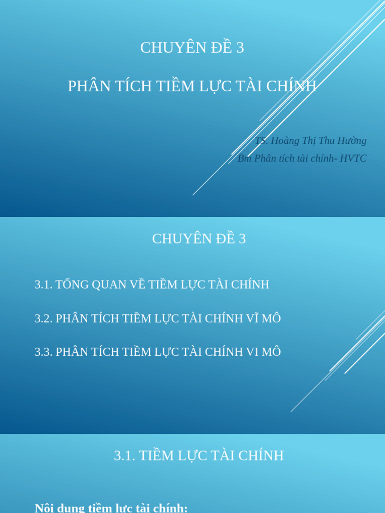 C3. PT Tiem Luc TC | PDF