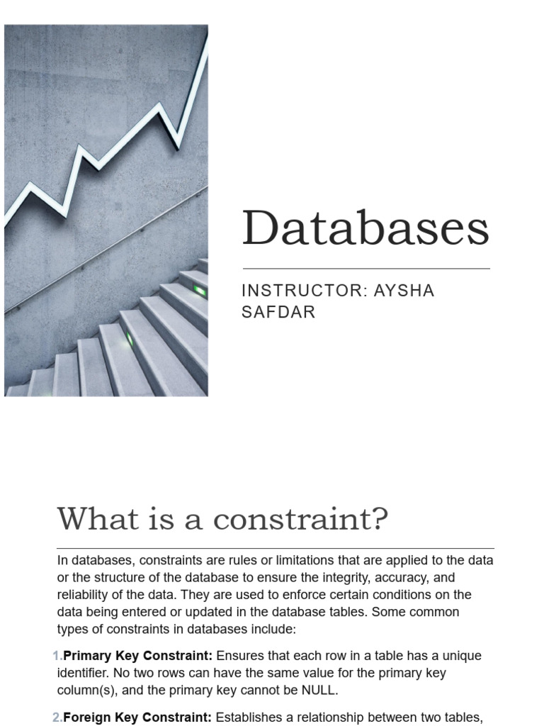 LEC 3 | PDF | Relational Database | Databases