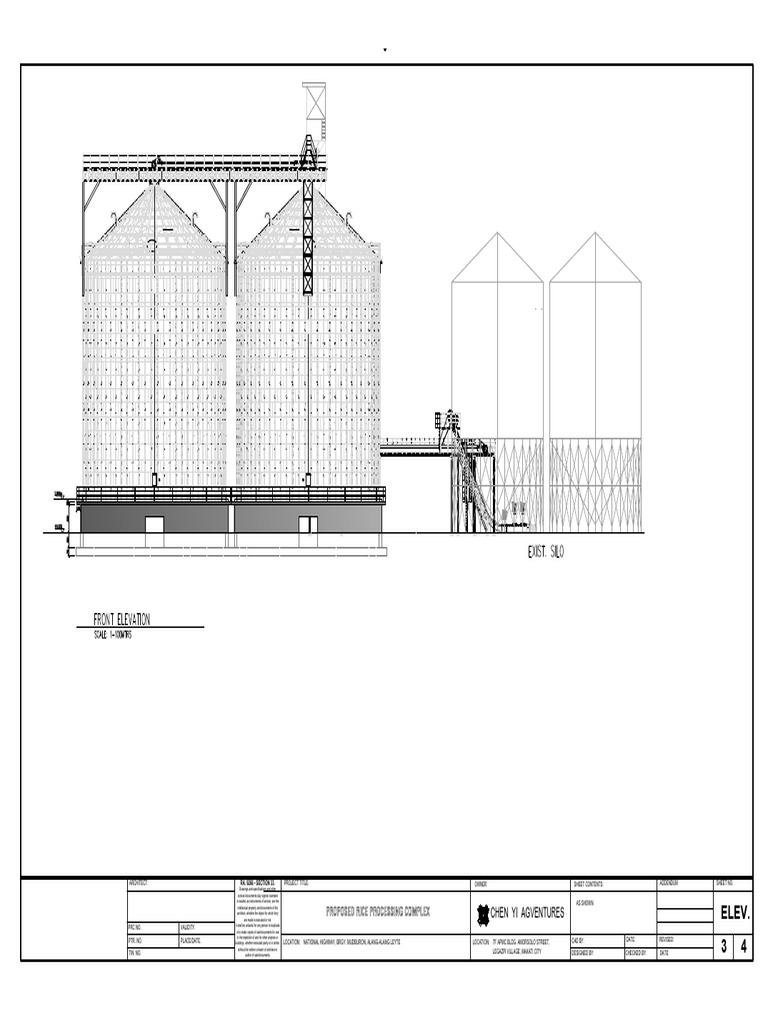Elev - 3-4 - Front Elevation | PDF