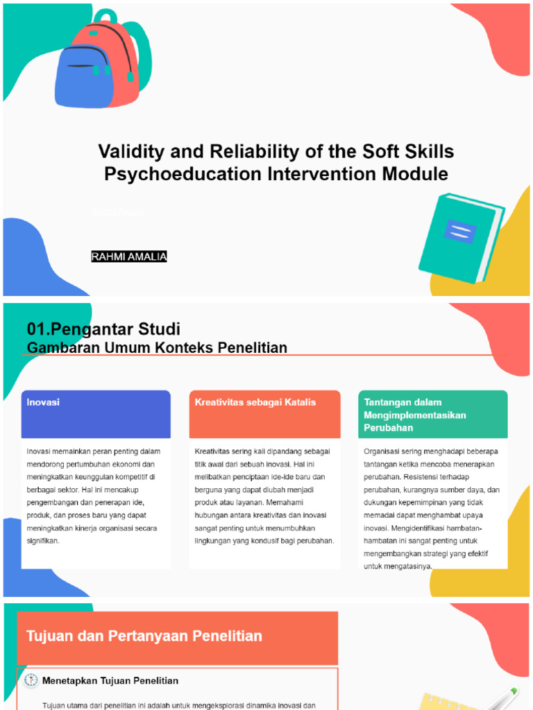 UJI VALIDITAS DAN REABILITAS | PDF