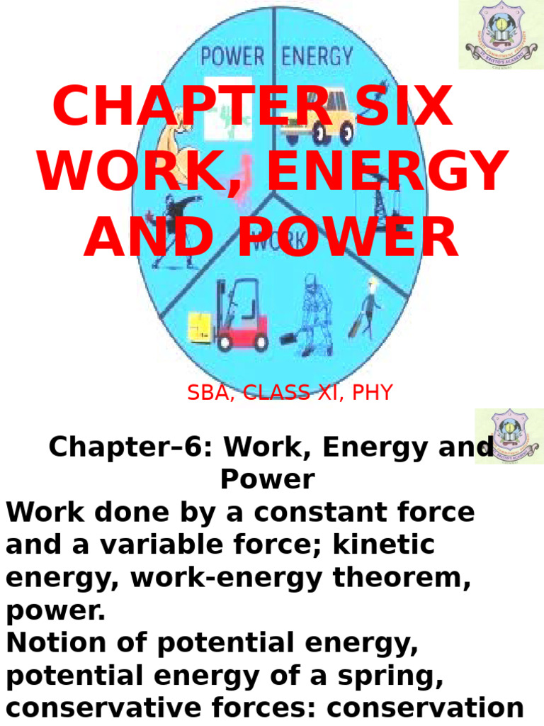 Chapter 6 - Work Energy Power-Xi Phy | PDF | Collision | Force