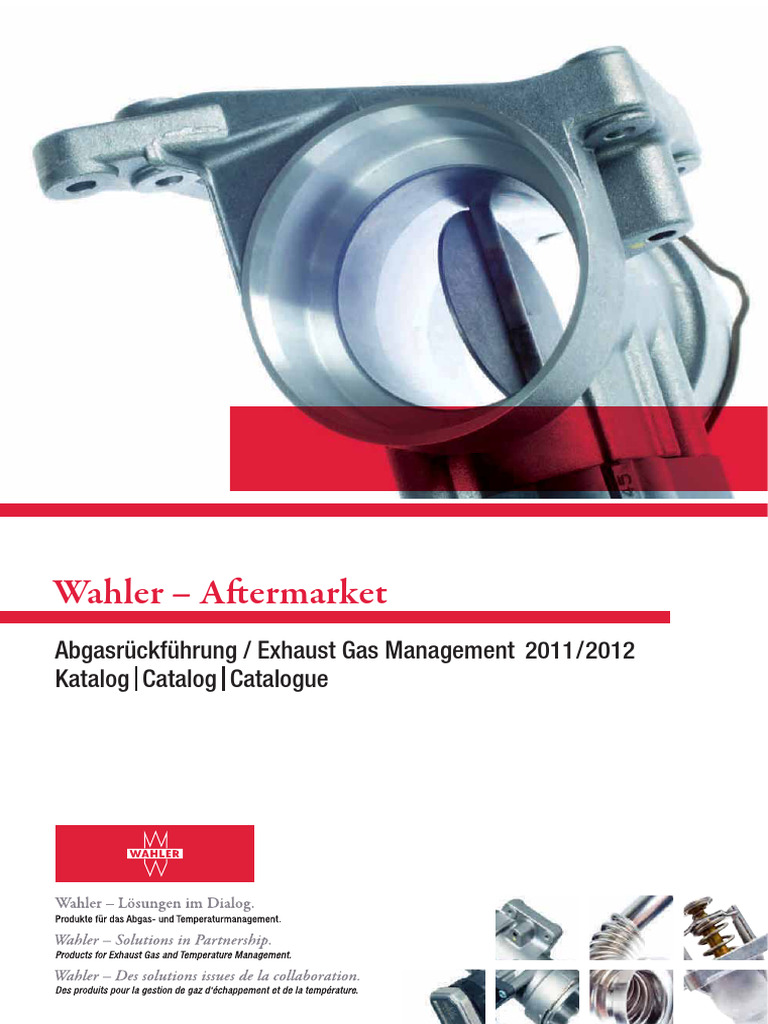 Wahler клапан ЕЖР 48978 - AGR - Kat | PDF