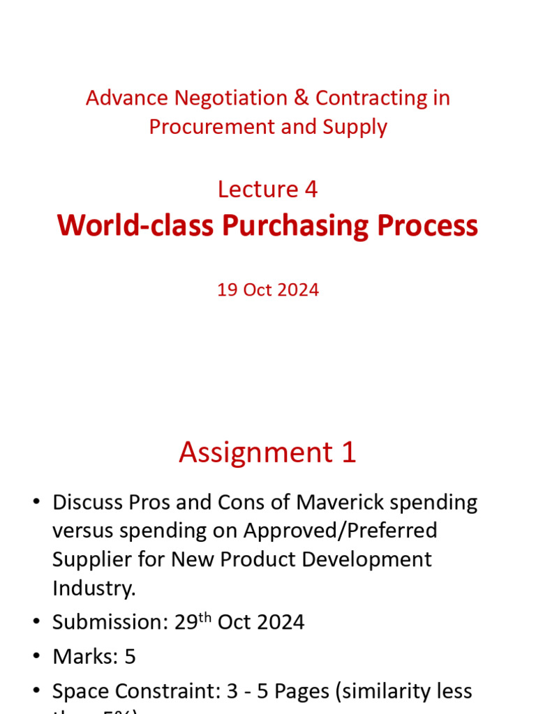 Lecture 4 World Class Purchasing Process 19 Oct 2024 19102024 012626pm ...