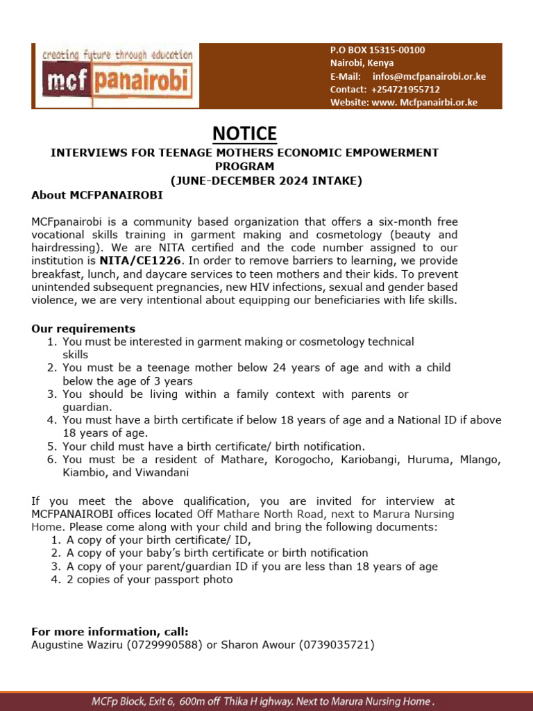 Advertisement For June-December 2024 TMS Intake | PDF | Career & Growth ...