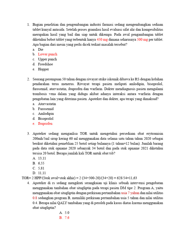 Soal CBT Internal | PDF