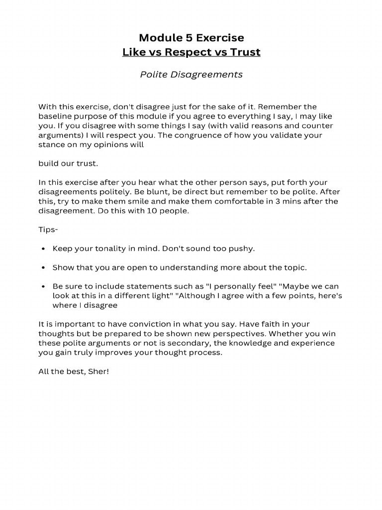 Module 5 Exercise | PDF