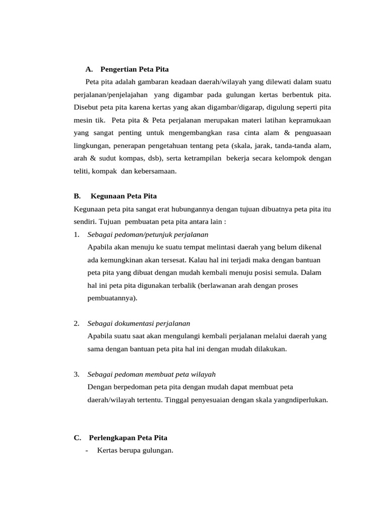 Materi Peta Pita | PDF