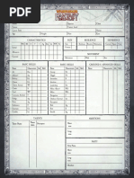 F.A.T.A.L. Character Sheet V 1.0 - Character, Attributes and Skills ...