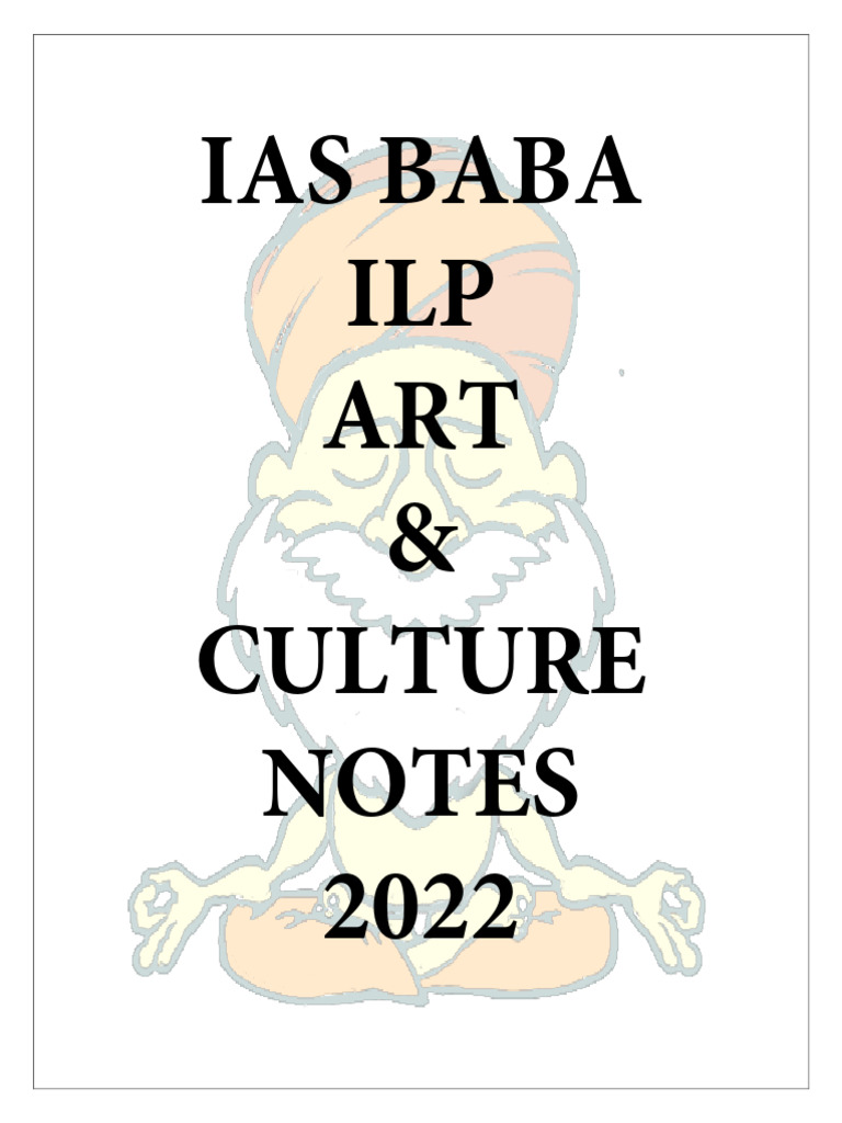 Ias Baba Art & Culture 2022 | PDF