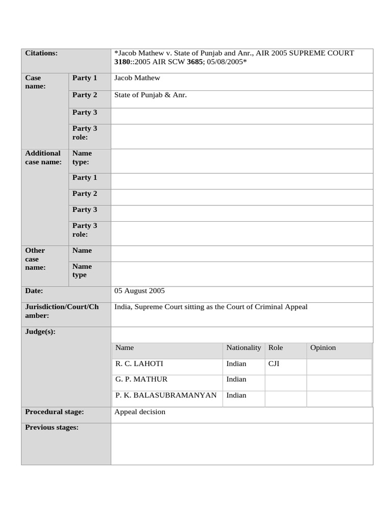 HeadNote JM V. SOP | PDF