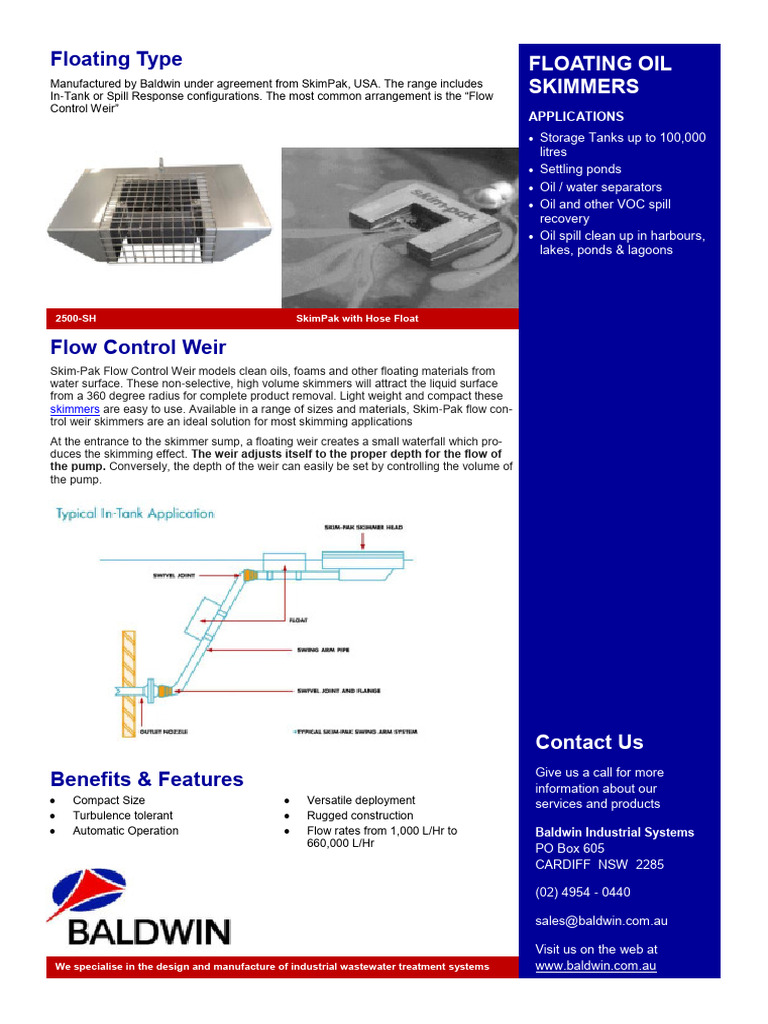 Oil_Skimmers_Floating | PDF | Liquids | Water Pollution