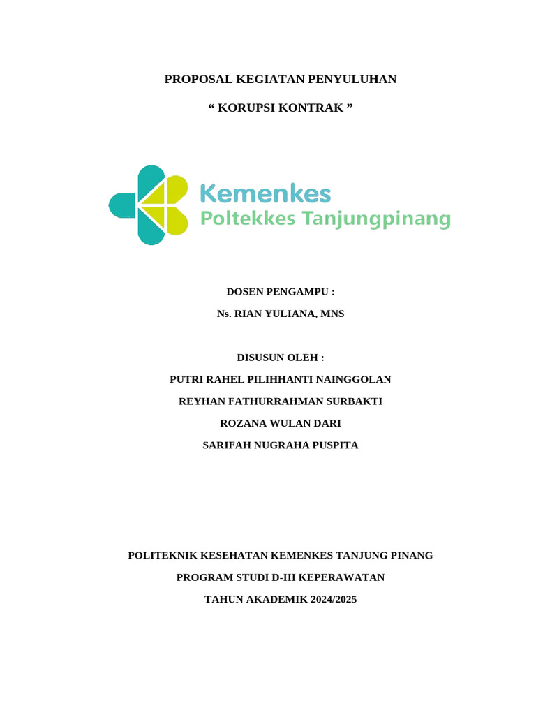Proposal Pbak | PDF | Pengelolaan Keuangan & Uang | Ilmu Sosial