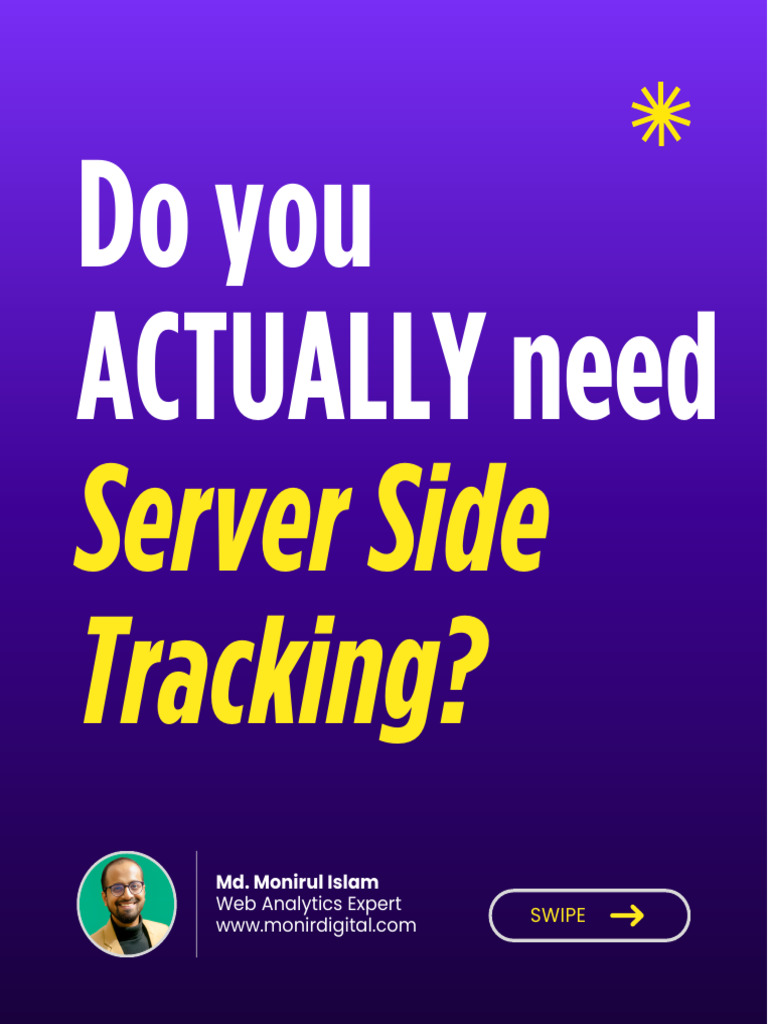 LinkedIn Post Do You ACTUALLY Need Server Side Tracking | PDF | Internet Privacy | Cyberspace