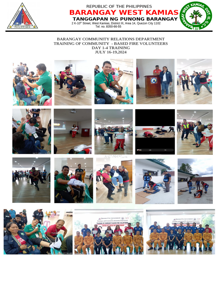 Barangay Community Relations Department 7-16,19-24 | PDF | Social Science