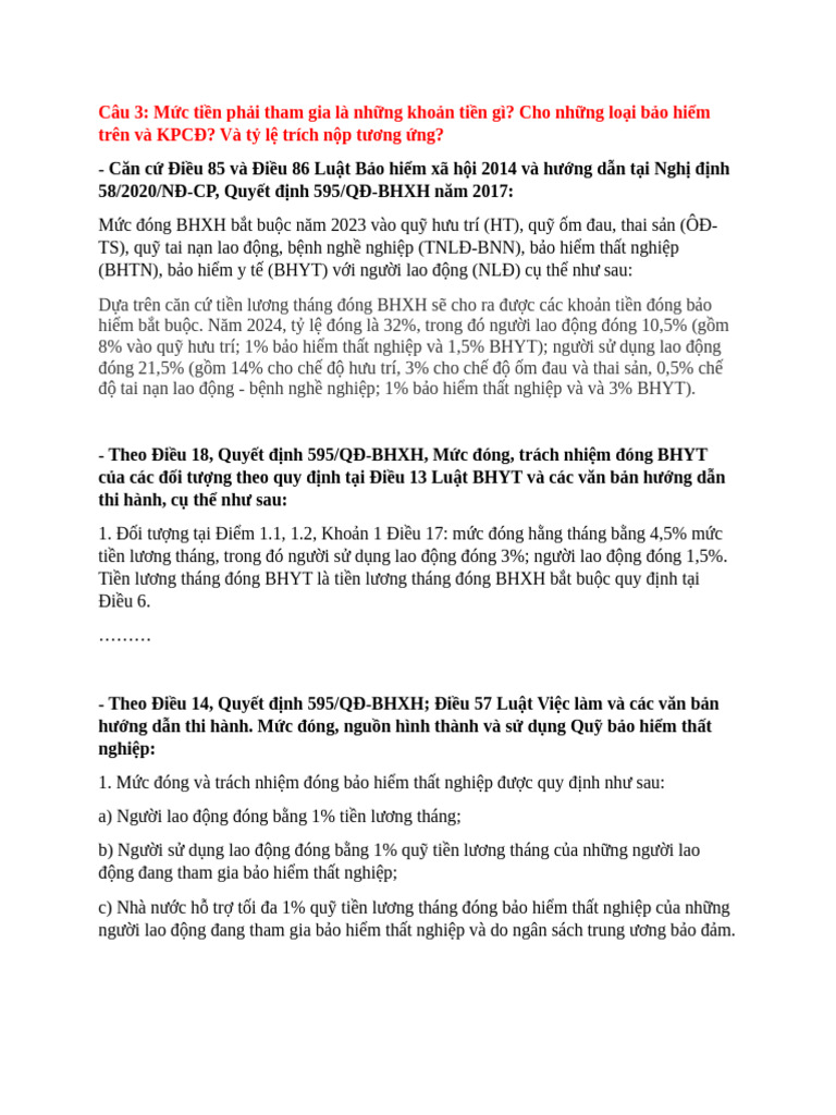 Btap KTTC Câu 3 | PDF