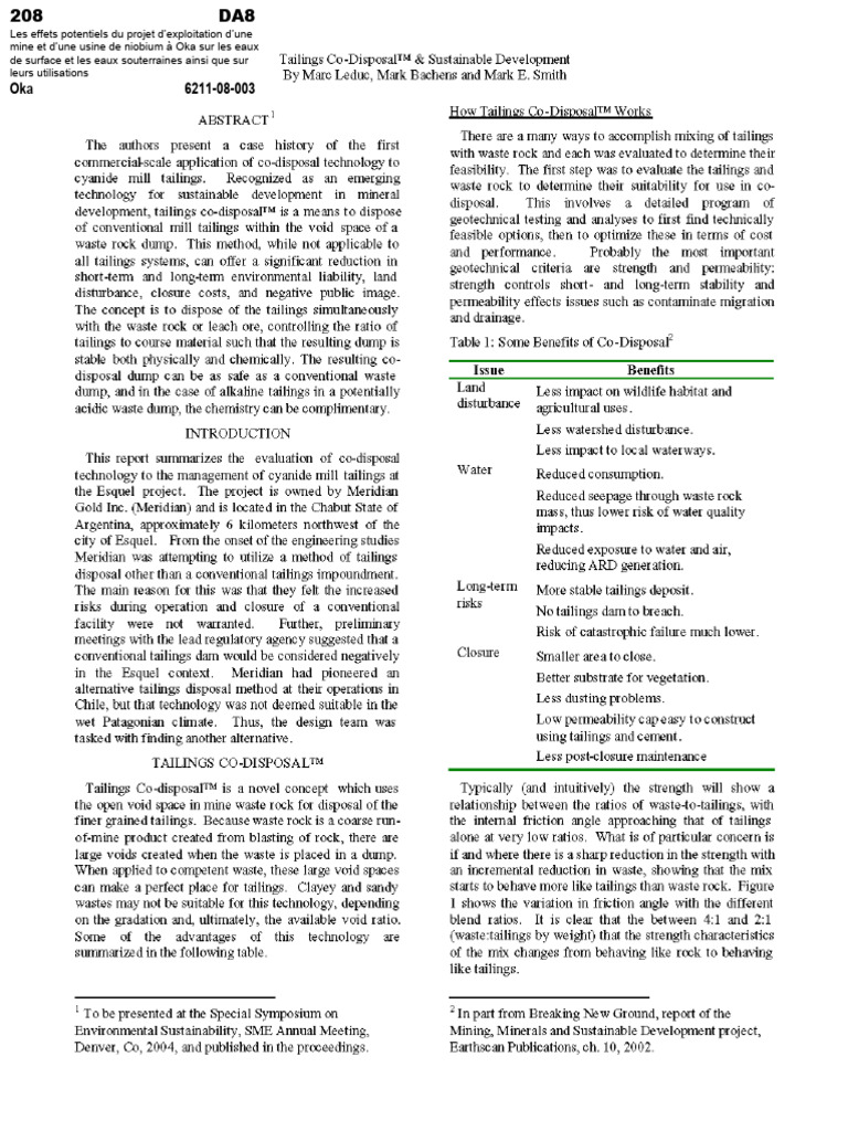 DA8_unlocked | PDF | Mining | Materials