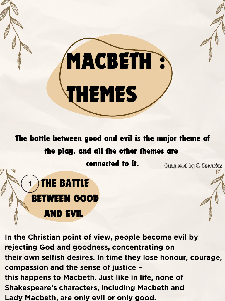 Themes of Good vs Evil in Macbeth | PDF | Macbeth