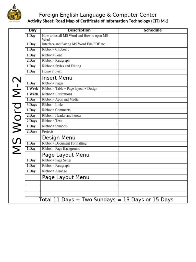 Module 3 MS Word | PDF