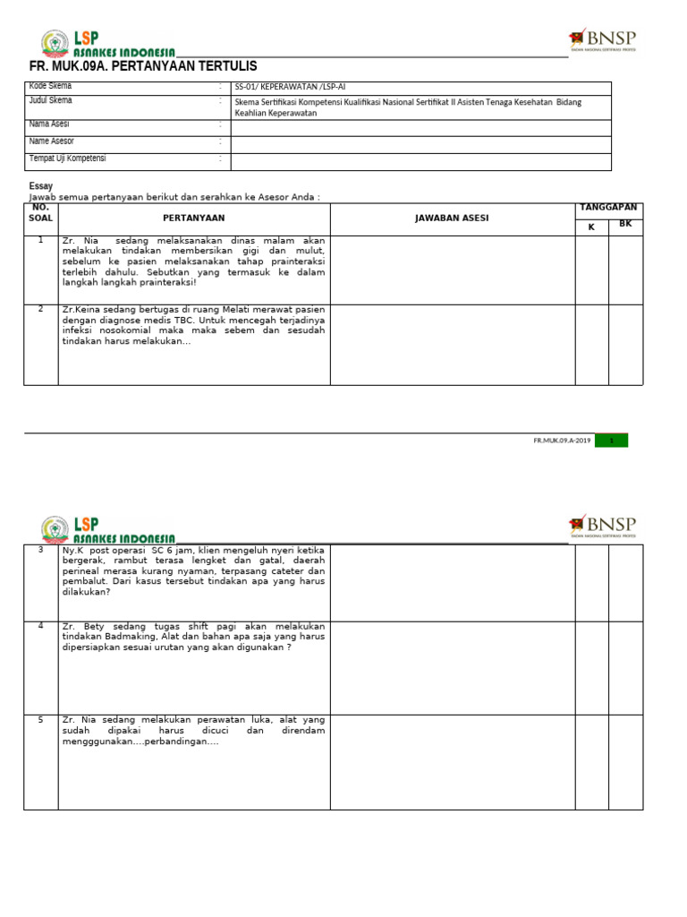Latihan Soal Teori Usk | PDF