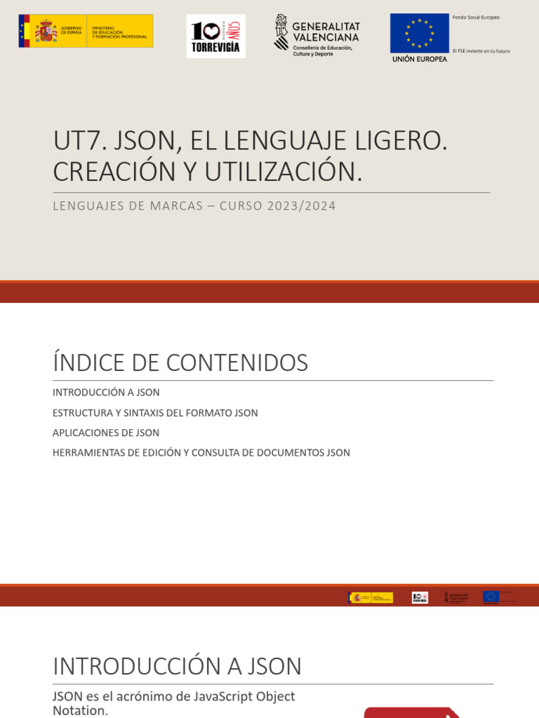 Xml Validación Json Etc Pdf Json Xml