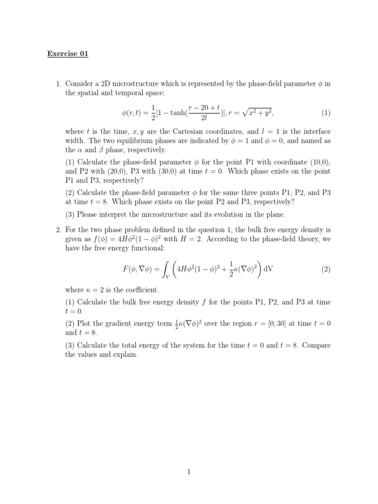2D Microstructure Phase-Field Analysis | PDF | Teaching Methods ...