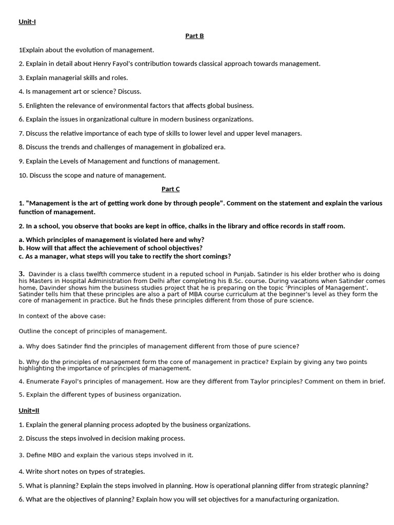 POM -QB | PDF | Science | Business