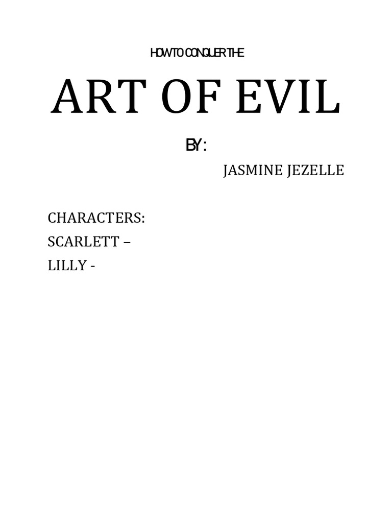 How To Conquer The Art of Evil | PDF | Psychology
