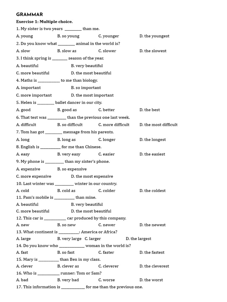 REVISION FINAL TEST | PDF