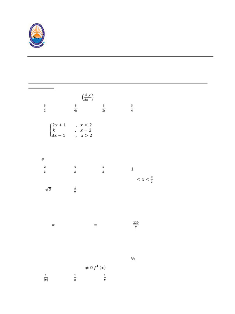 Maths CBSE | PDF | Function (Mathematics) | Mathematical Analysis