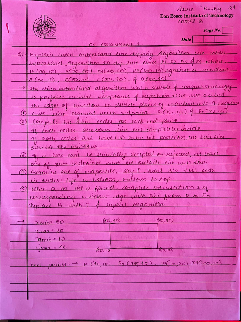 CG Assignment1 | PDF